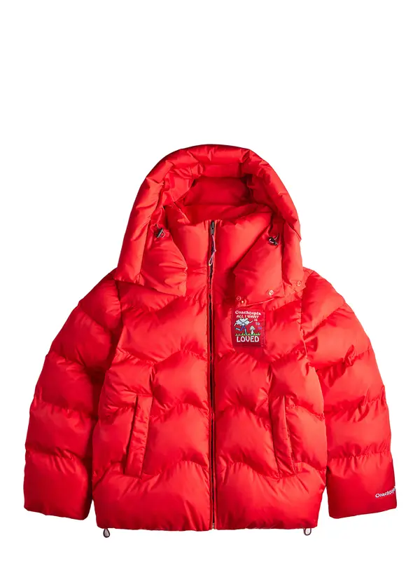 COACHTOPIA Loop Puffer Jacket - Rosebud Red