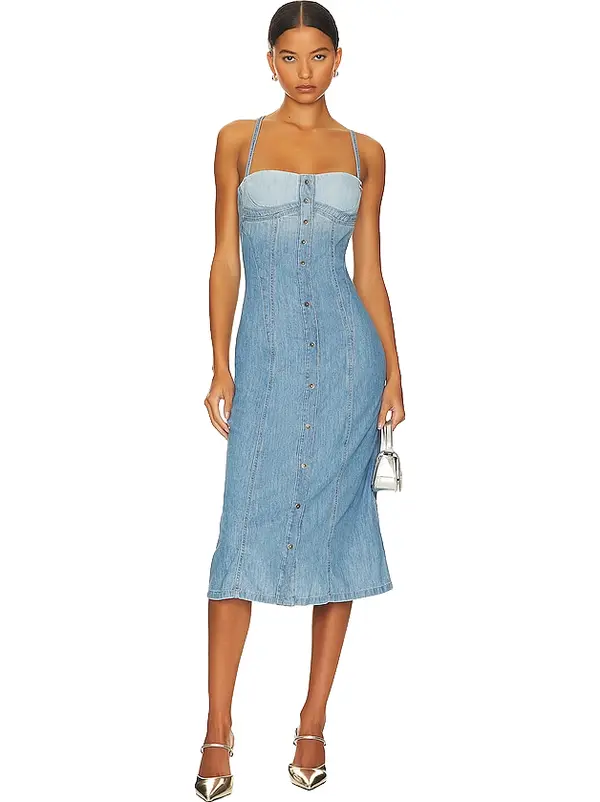 Diesel Dedressy Denim Dress - Blue