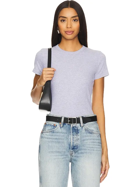 LESET Kelly Slim Fit Tee - Heather Grey
