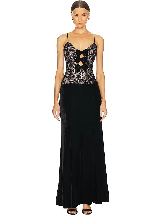 LOVERS AND FRIENDS Millie Gown - Black