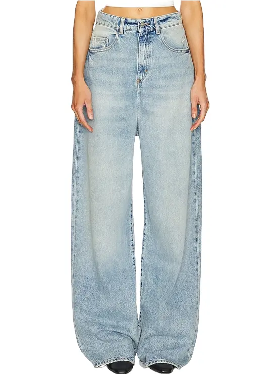 ICON DENIM LA Coco Wide Leg Jeans - Denim Light