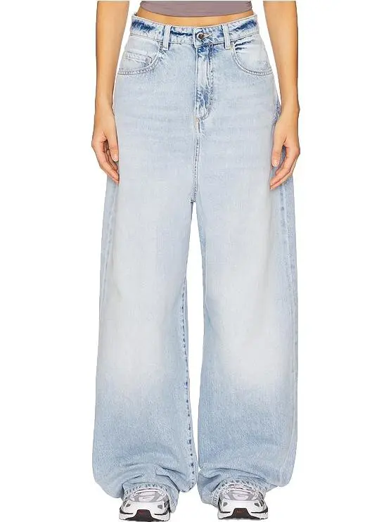 ICON DENIM LA Coco Wide Leg Jeans - Sky