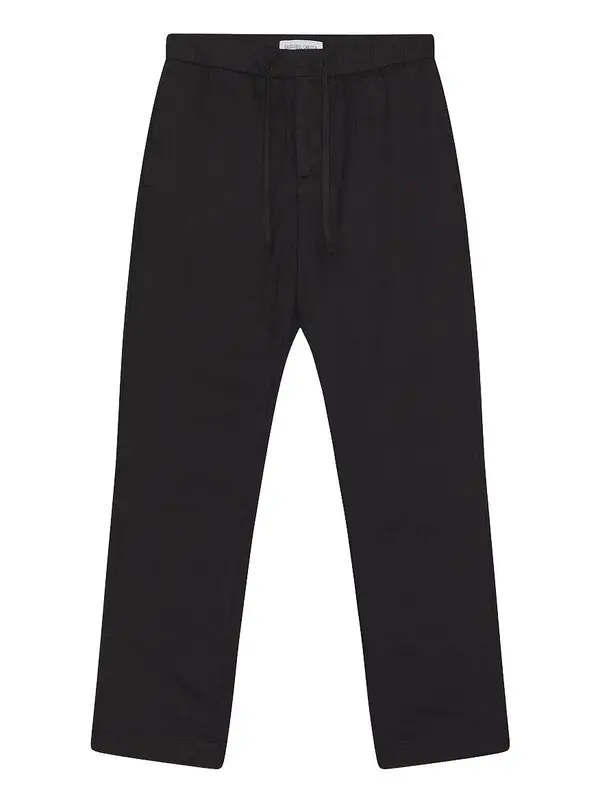 Frescobol Carioca Oscar Linen Chino Pant - Black