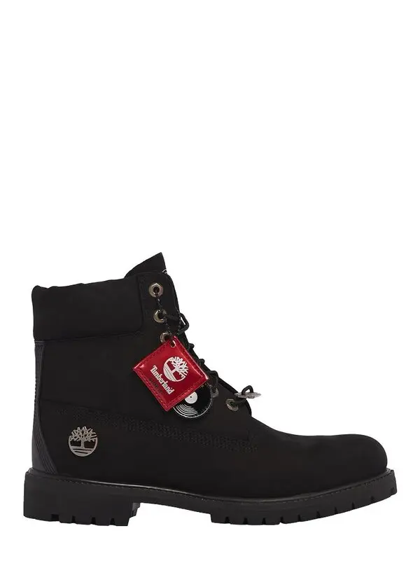 Timberland Premium 6" Boots - Black/red