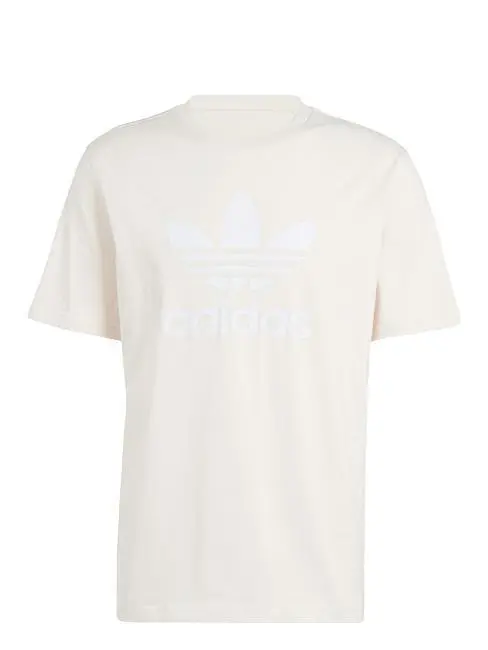 Adidas Adicolor Trefoil Tee Shirt - Wonder White