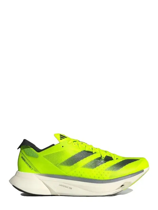 Adidas Adizero Adios Pro 3 Sneakers - Lucid Lemon/core Black/cloud White