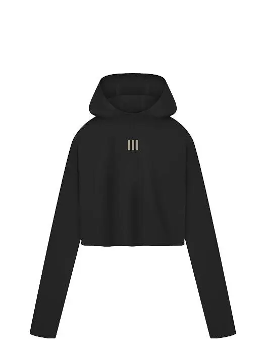 Fear Of God Athletics Base Layer Crop Hoodie - Black