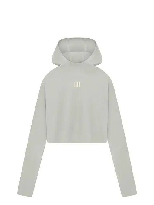 Fear Of God Athletics Base Layer Crop Hoodie - Sesame