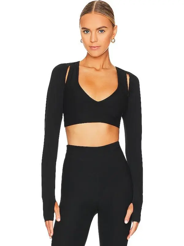 Year Of Ours Stretch Shrug - Black