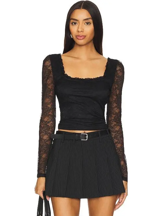 MORE TO COME Micayla Top - Black
