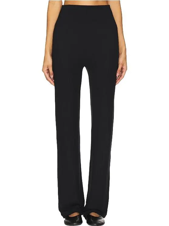 LESET Lauren Straight Pant - Black