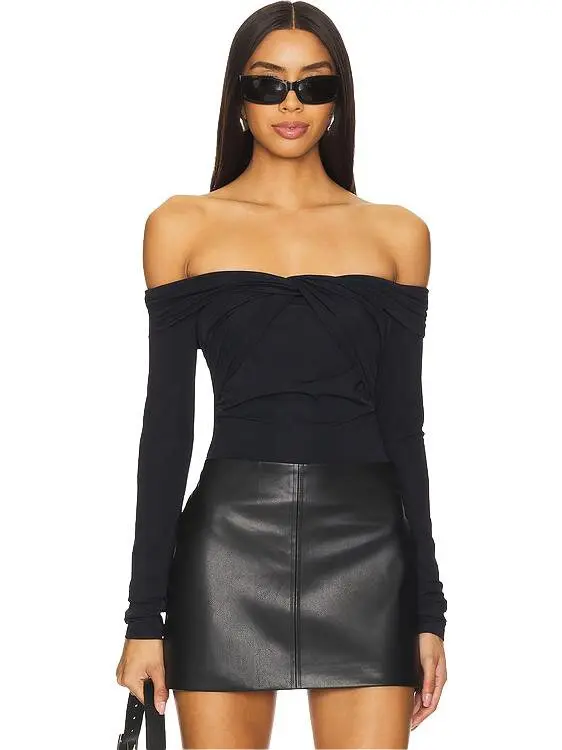 Superdown Jillian Bodysuit - Black
