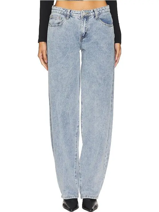 Superdown Roxanna Horseshoe Jeans - Denim-light