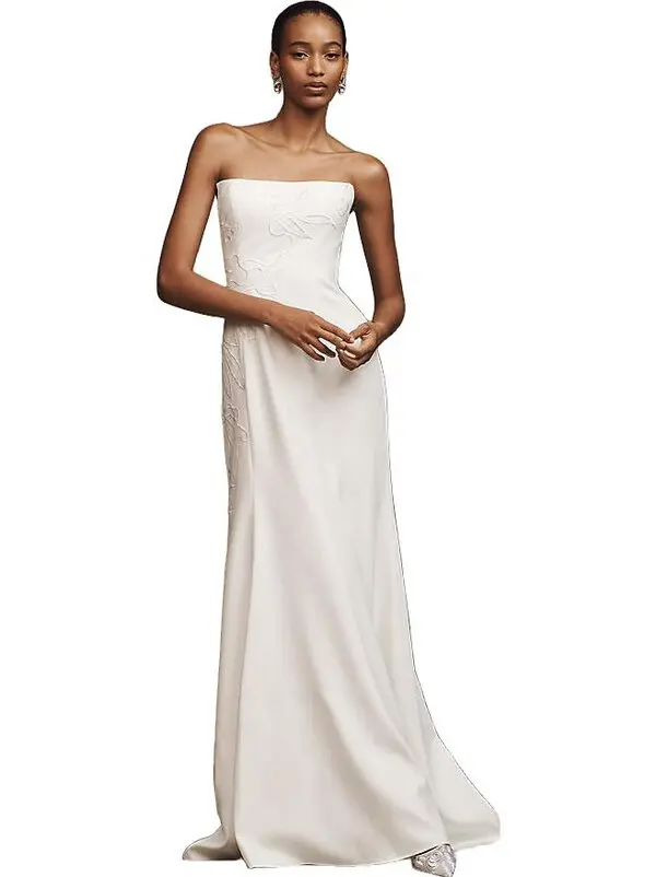 Jenny Yoo Tricia Fit & Flare Wedding Gown - Ivory