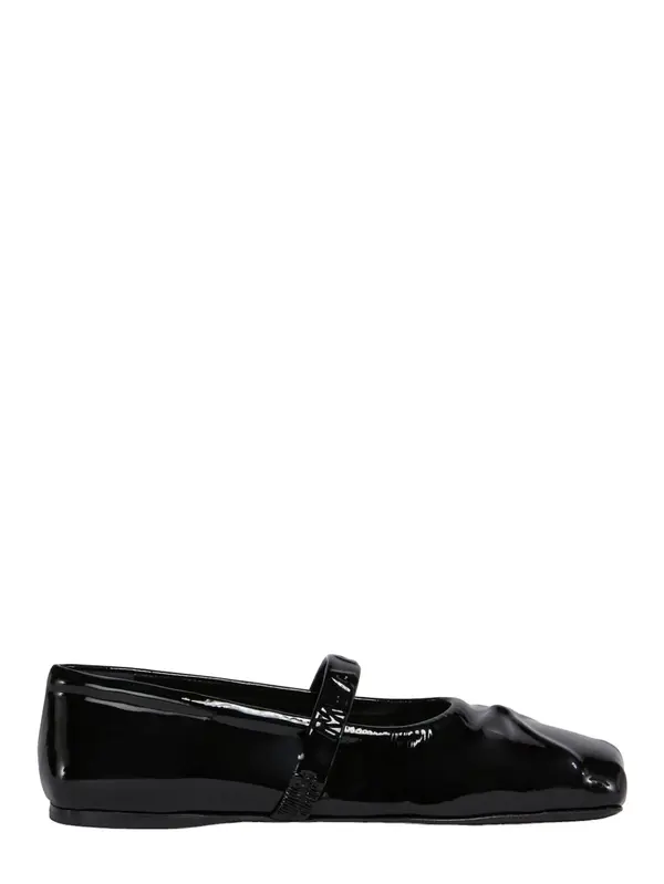Marni Patent-finish Ballerina Shoes - Black