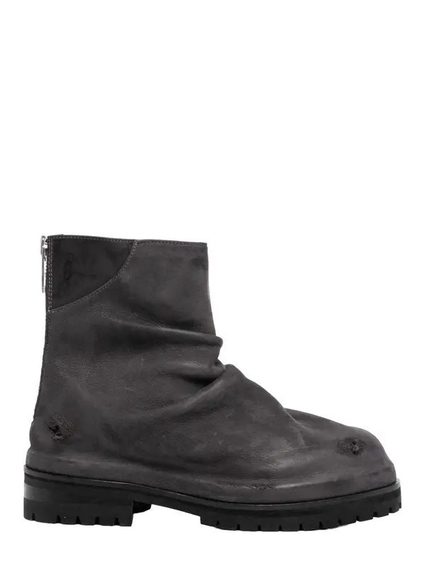 424 Marathon Leather Boots - Black
