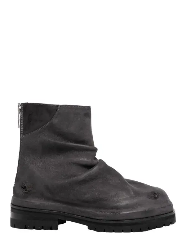 424 Marathon Leather Boots - Black