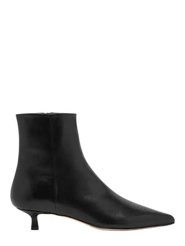 AeydĒ Sofie Leather Ankle Boots - Black