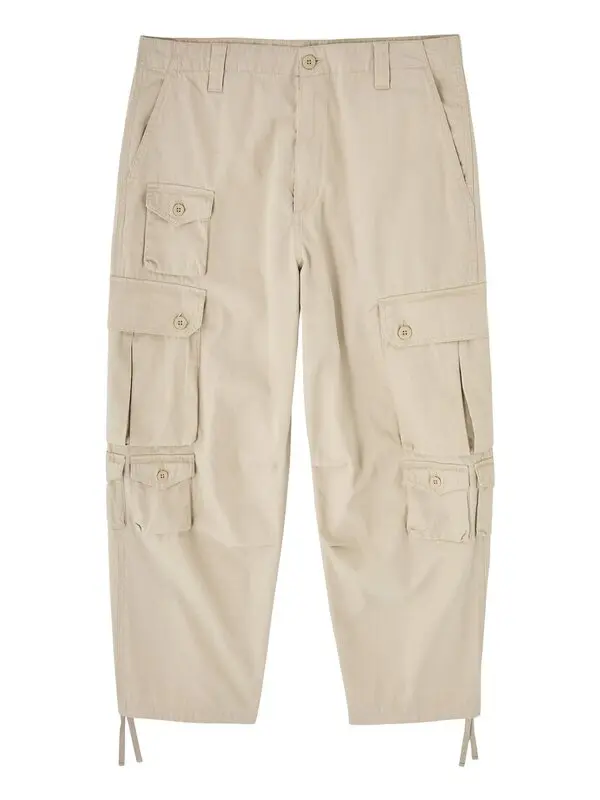Carhartt Work In Progress Straight-leg Cotton Cargo Trousers - Beige