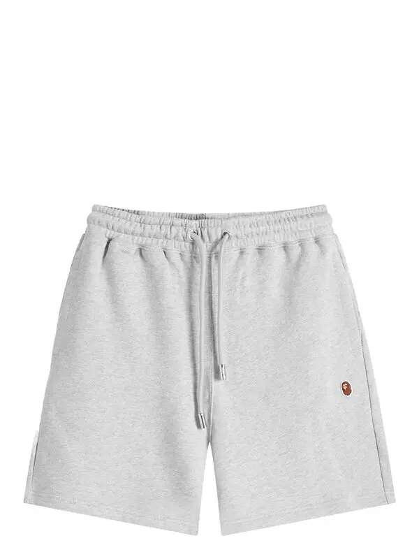 A BATHING APE One Point Sweat Short - Grey
