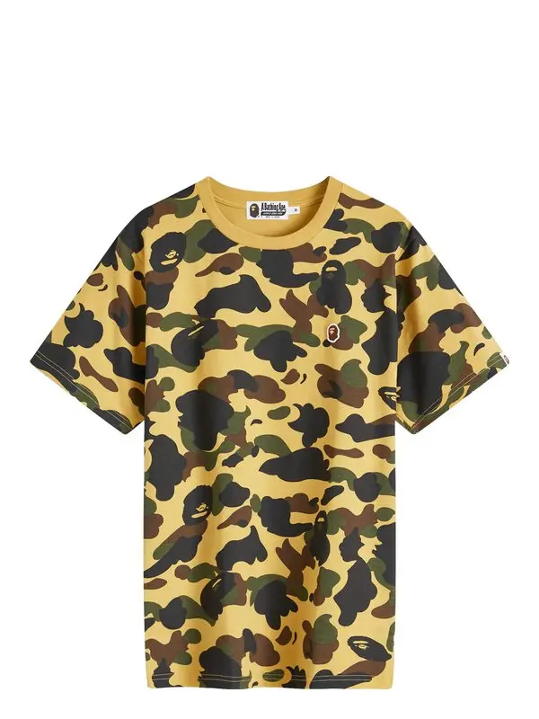 A BATHING APE 1st Camo One Point T-shirt - Yellow