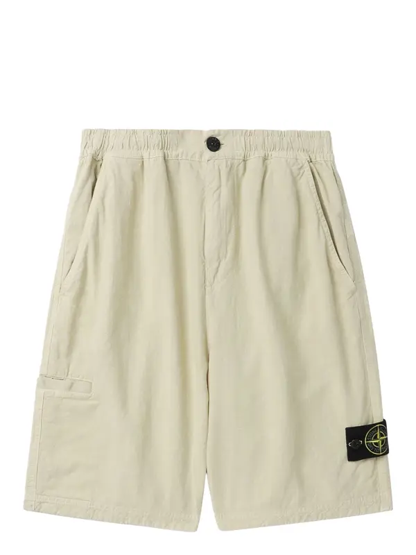 Stone Island Compass-badge Bermuda Shorts - Neutrals