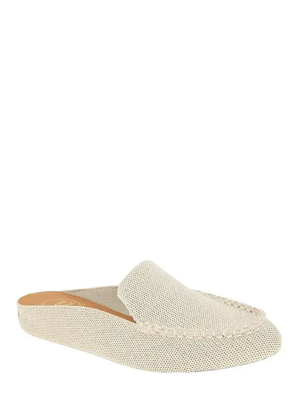 Andre Assous Nolah Slide Flats - Creme/platino