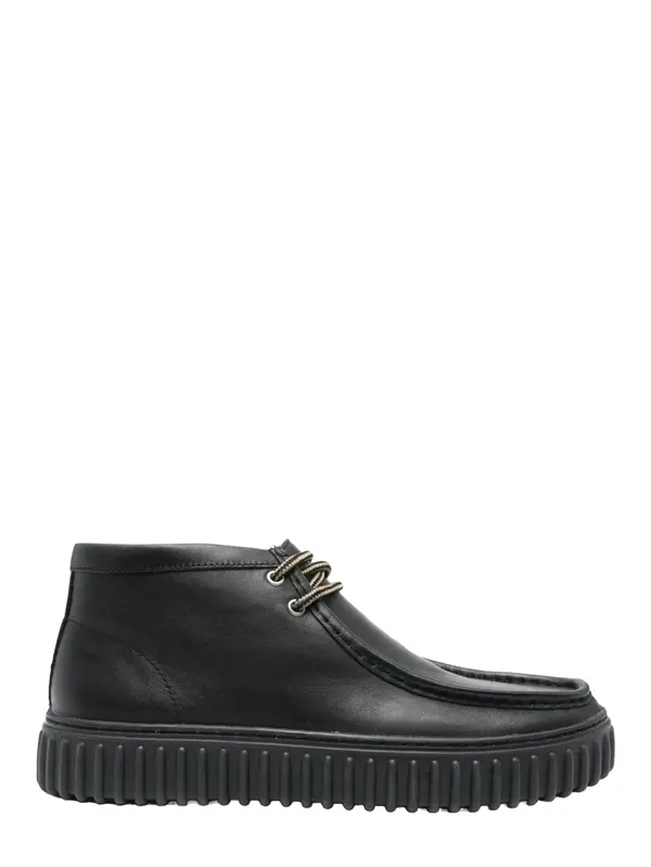 Clarks Torhill Hi Ankle Boots - Black