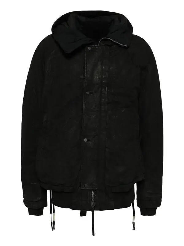 Boris Bidjan Saberi Coated Pressed Jacket - Black