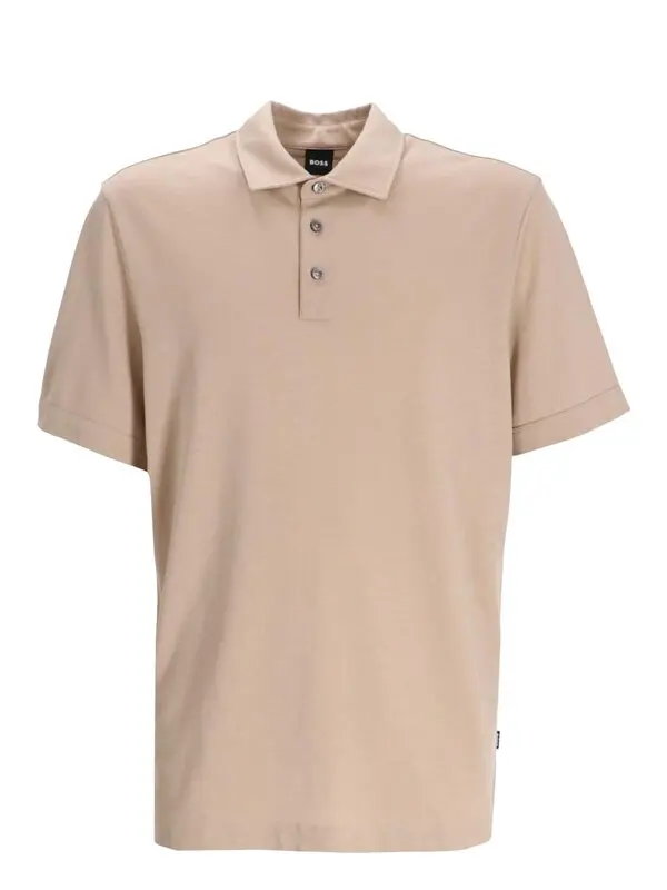 BOSS Cotton Polo Shirt - Neutrals