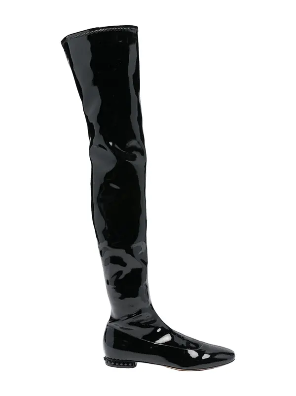 Casadei Galaxy Over-the-knee Boots - Black