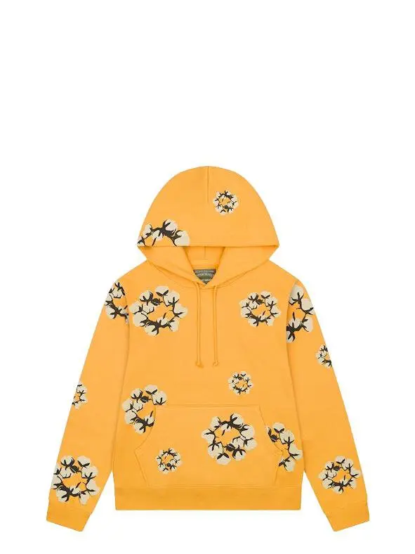 DENIM TEARS X Cpfm Cactus Tears Wreath Hoodie - Yellow
