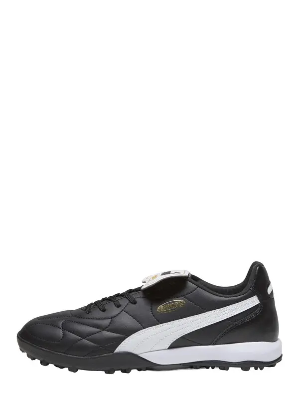 PUMA King Top Turf Training Soccer Cleats - Black