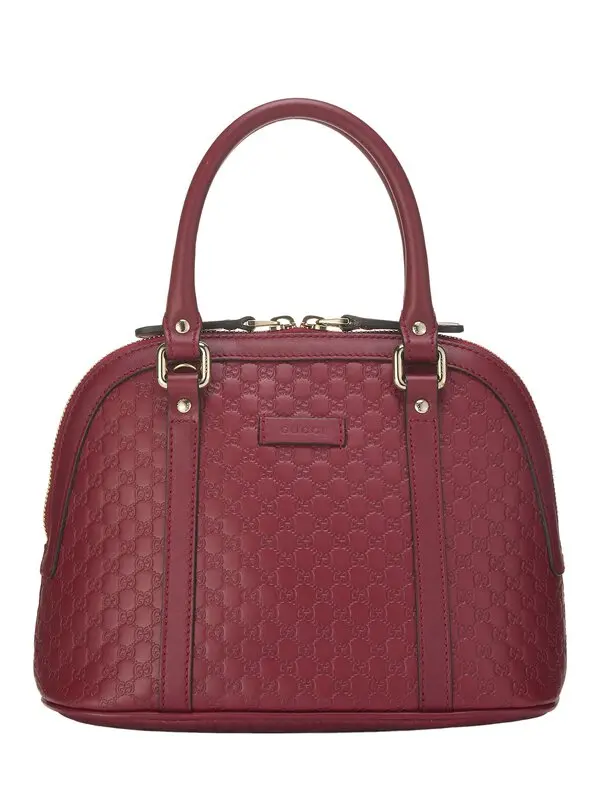 Gucci Microguccissima Nice Dome Bag - Red