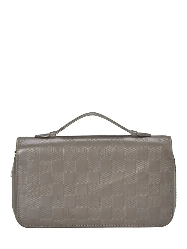 LOUIS VUITTON Damier Infini Zippy Xl - Grey