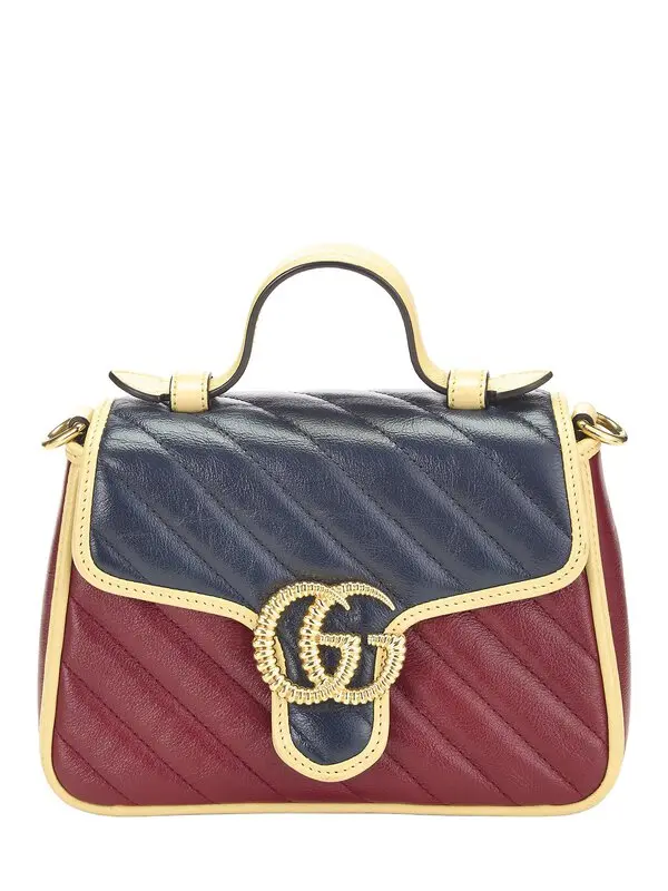 Gucci Gg Marmont Top Handle Bag - Multi