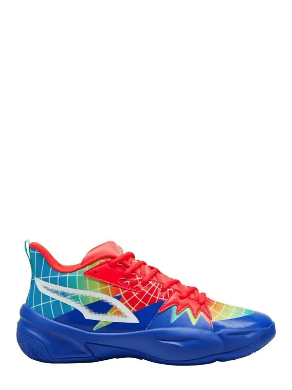 PUMA Genetics Marcus Smart Thermal Mapin Athletic Shoes - Royal Sapphire/red Blast