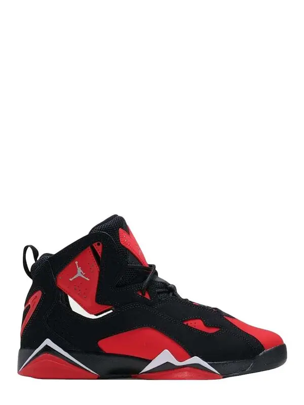 JORDAN True Flight High Top Sneakers - Black/chrome/university Red