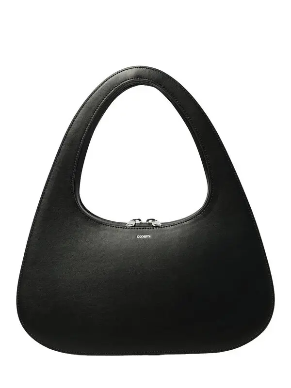 Coperni Leather Shoulder Bag - Black