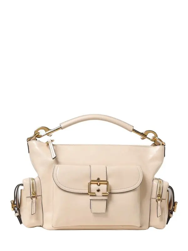 Chloé Handbag With Buckle Detail - Beige