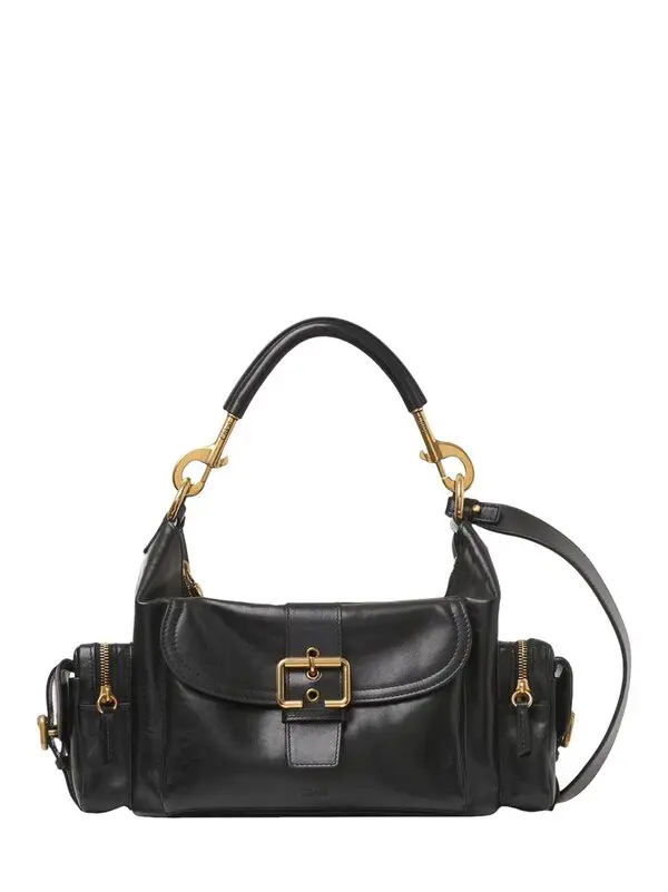 Chloé Handbag With Buckle Detail - Black