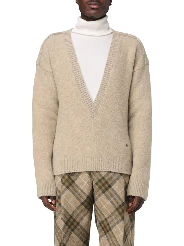 Burberry Pullover Sweater - Beige