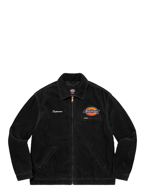 Supreme X Dickies Corduroy Work Jacket - Black