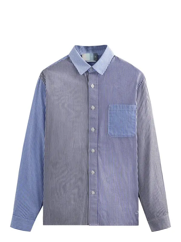 Kith Striped Berkeley Button-down Shirt - Blue