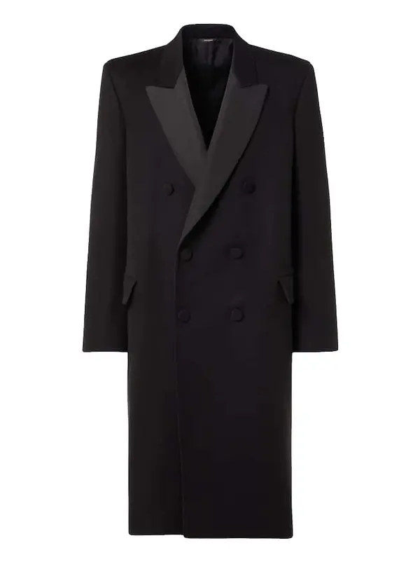 Loro Piana Renato Double-breasted Cashmere Coat - Black