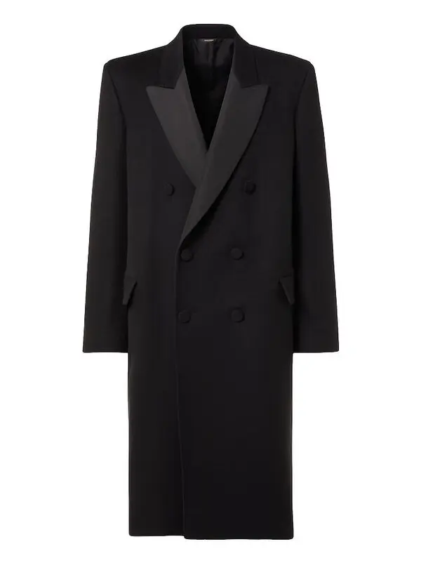 Loro Piana Renato Double-breasted Cashmere Coat - Black