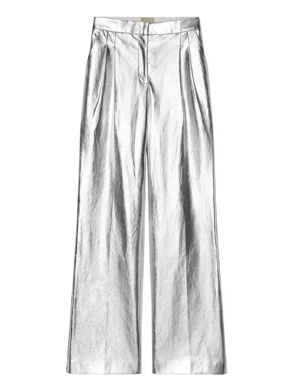 THE GARMENT Andy Metallic Pants - Silver