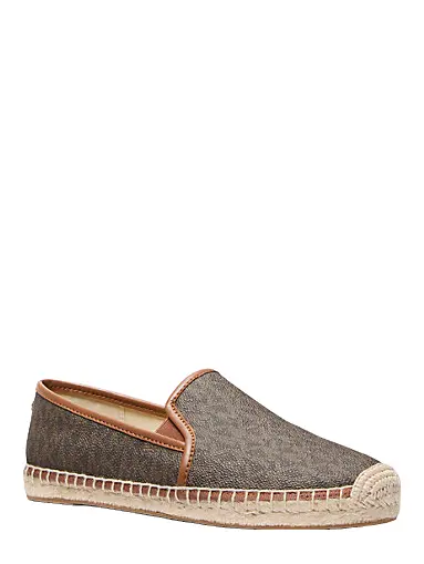 Michael Kors Hastings Signature Logo Espadrille - Brown