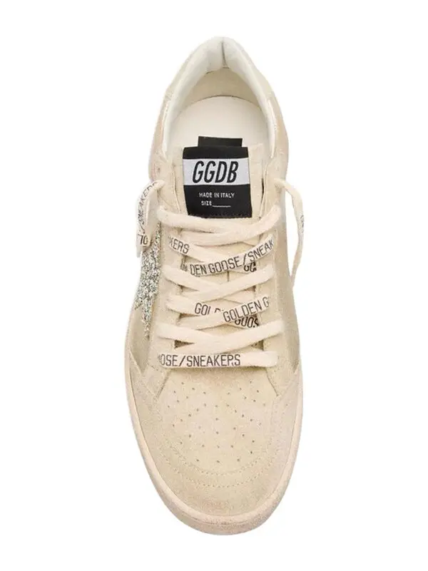 GOLDEN GOOSE Ball Star Glitter Low-top Sneakers - Gold