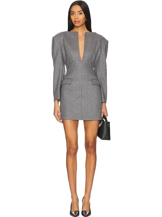 Andamane Structured Blazer Dress - Ardesia